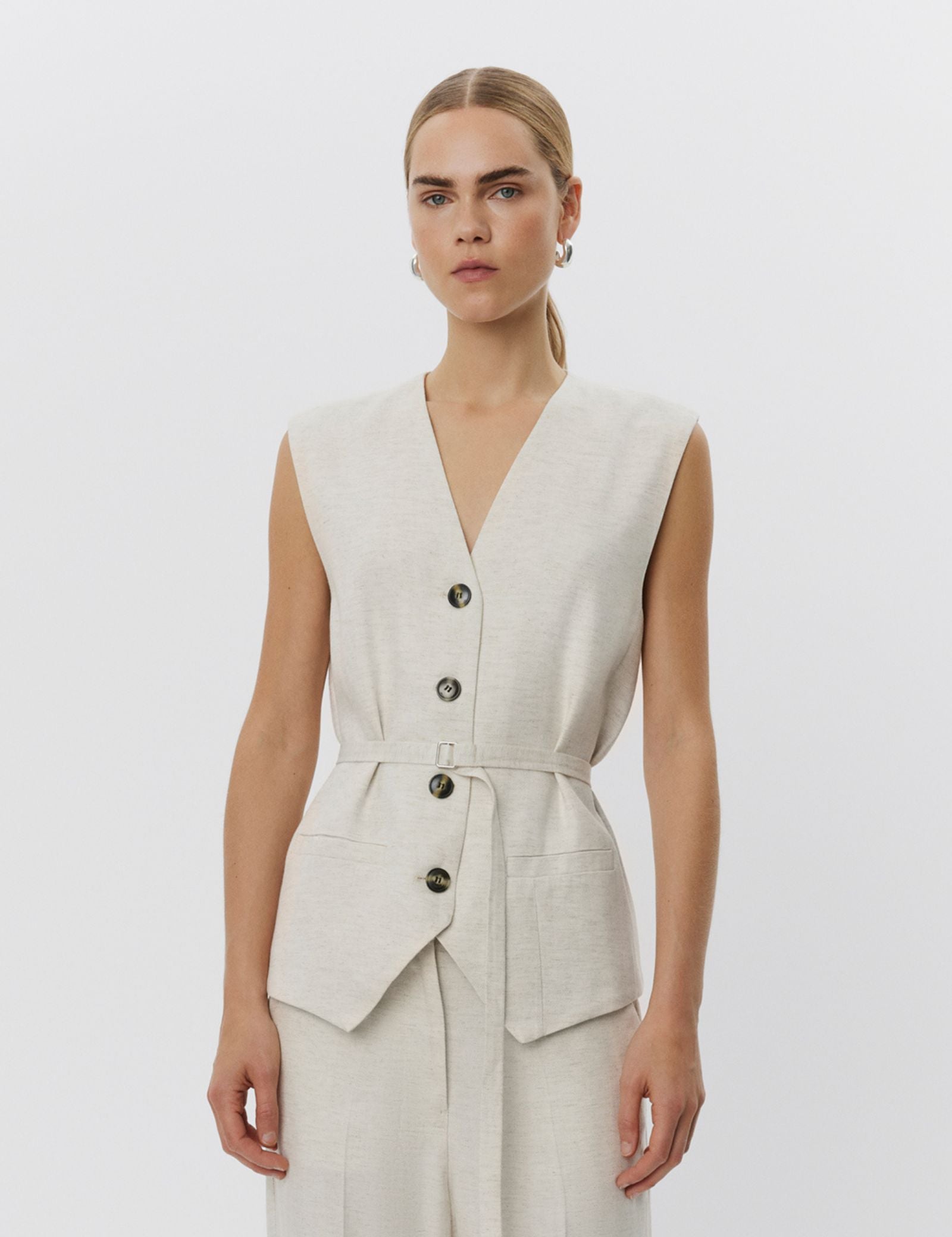 Palmer - Summer Tweed - PISTACHIO SHELL.
